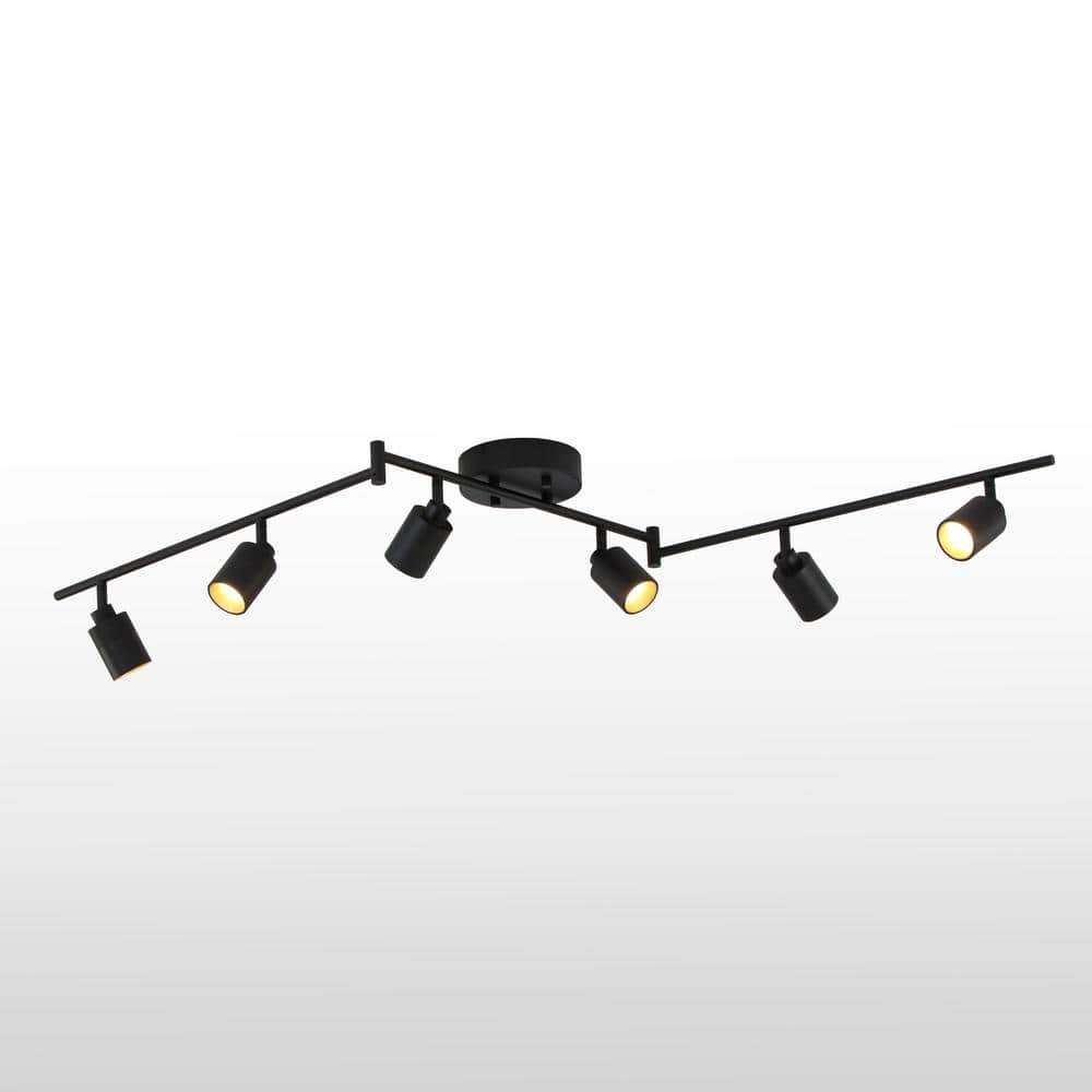 Shura 6-Head Integrated LED Swivel Track Light, Directional Spot Light