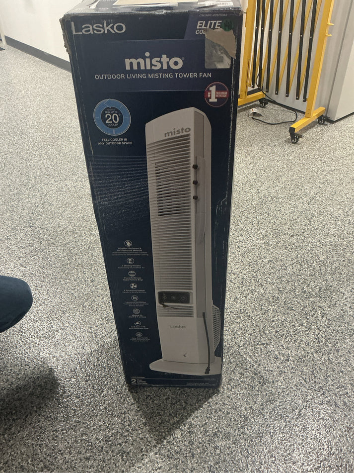 Lasko Misto Outdoor Living Misting Tower Fan