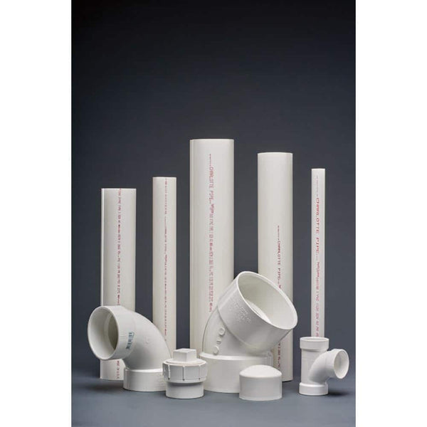 4 in. DWV PVC P- Trap With Solvent Weld Joint